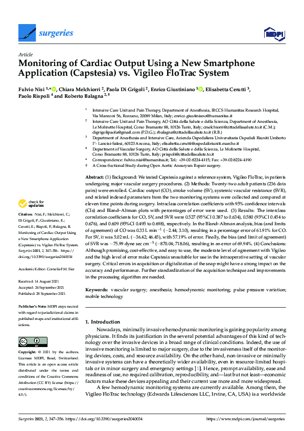 (PDF) Monitoring of Cardiac Output Using a New Smartphone Application ...