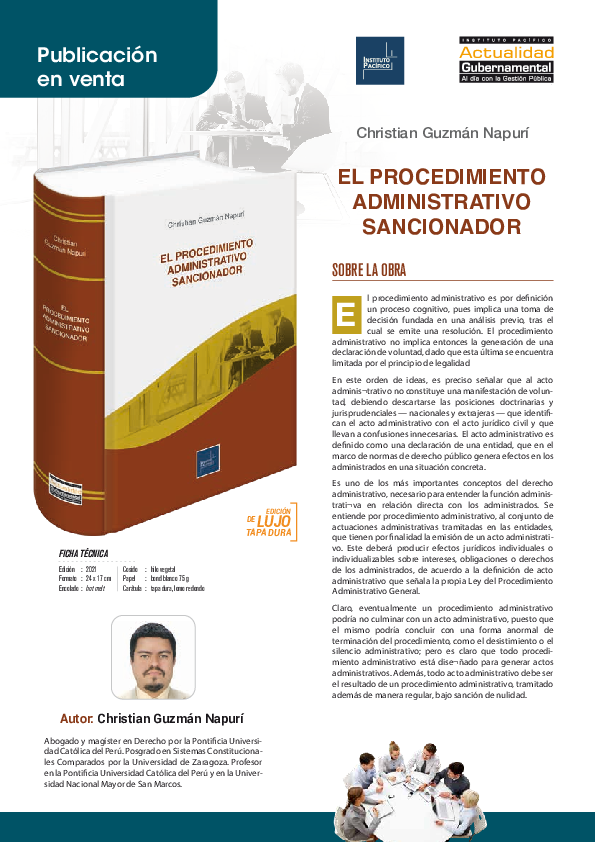 (PDF) El Procedimiento Administrativo Sancionador - Christian Guzmán Napurí