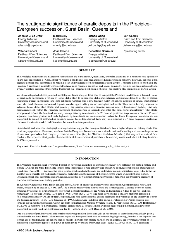 (PDF) The stratigraphic significance of paralic deposits in the ...