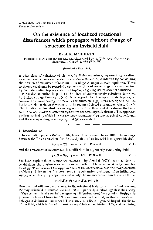 (PDF) Localized Rotational Disturbances in Inviscid Fluids