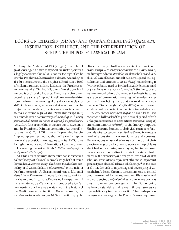 (PDF) Inspiration, Intellect, and the Interpretation of Scripture in ...