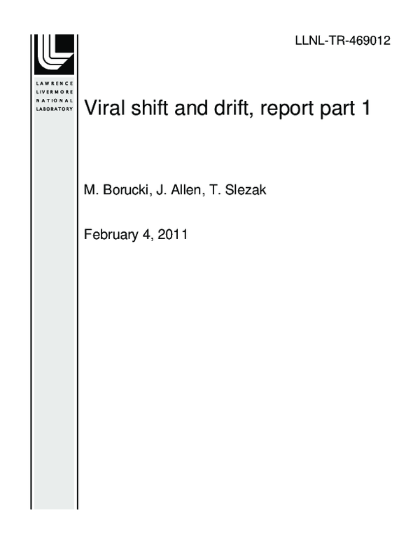 (PDF) Genetic Drift Analysis of Rabies Virus Variants