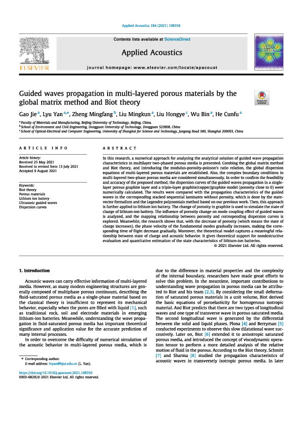 (PDF) Guided waves propagation in multi-layered porous materials by the global matrix method and ...