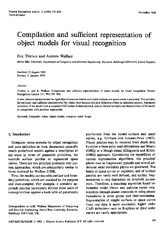 (PDF) Compilation and sufficient representation of object models for ...