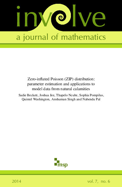 (PDF) Zero-inflated Poisson (ZIP) distribution: parameter estimation and applications to model ...
