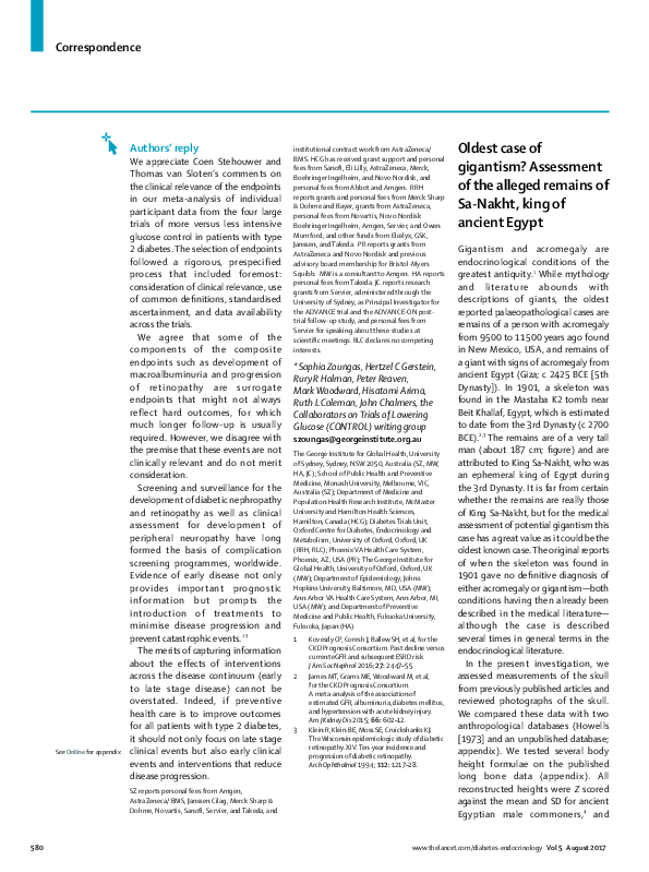 (PDF) Oldest case of gigantism? Assessment of the alleged remains of Sa ...