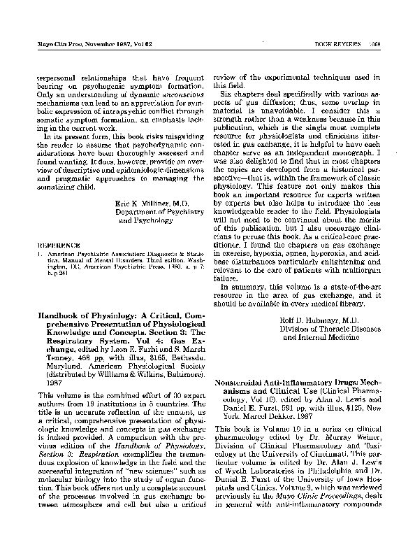 (PDF) Handbook of Physiology: A Critical, Comprehensive Presentation of ...