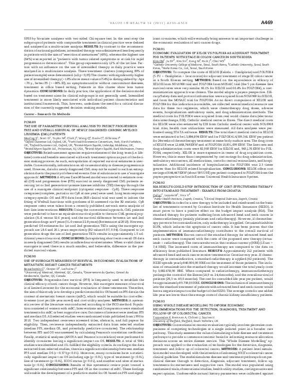 (PDF) PCN192 BIA Results Could Stop Introduction of Cost-Effectiveness ...