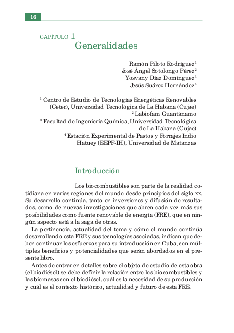 (PDF) Cap.1 Generalidades sobre el Biodiesel