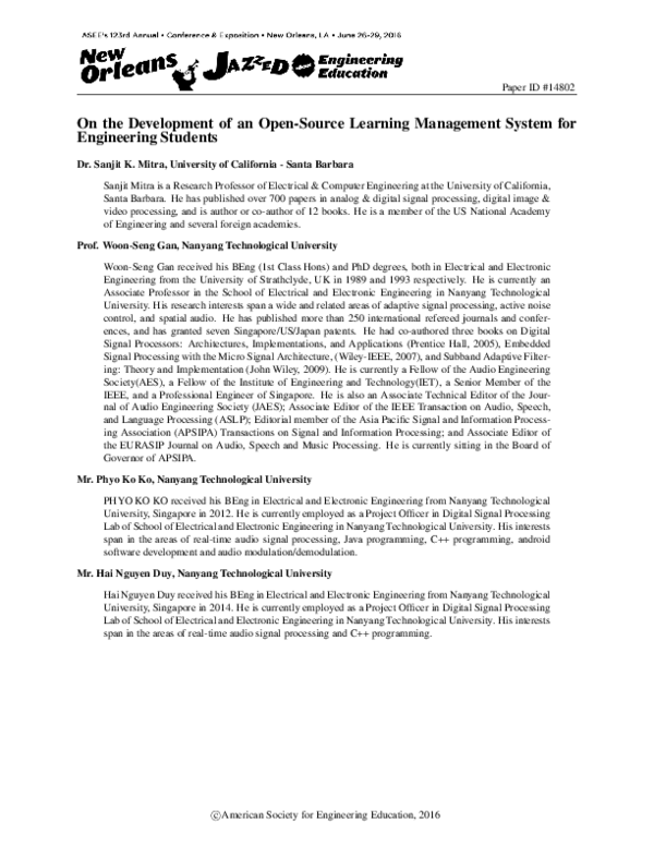 (PDF) On the Development of an Open-Source Learning Management System ...
