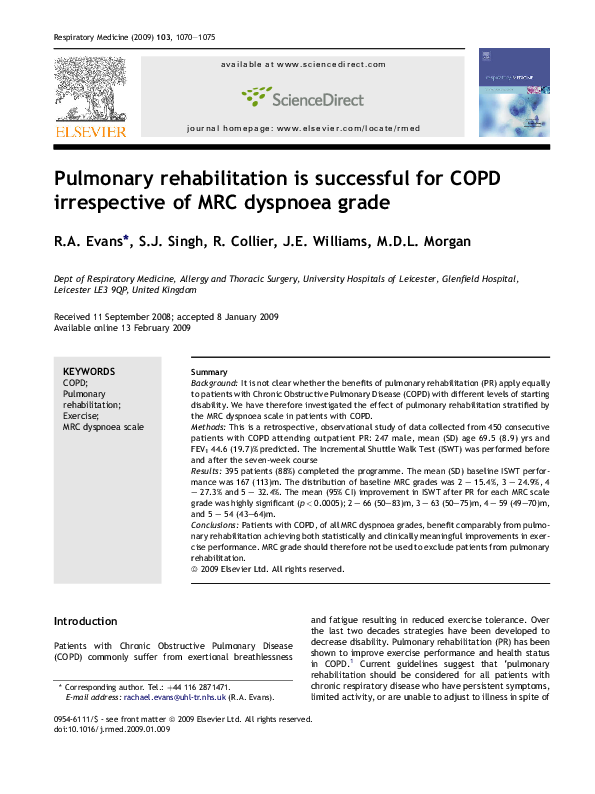 (PDF) Pulmonary rehabilitation is successful for COPD irrespective of ...