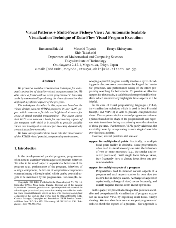 (PDF) Visual patterns+multi-focus fisheye view: an automatic scalable visualization technique of ...