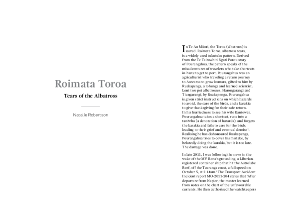 (PDF) Roimata Toroa