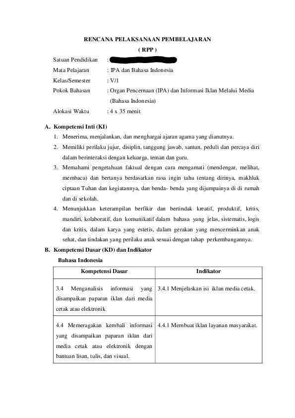 (PDF) RPP berbasis Model Problem Based Learning
