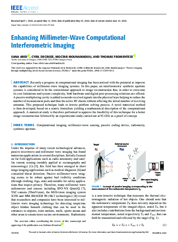 (PDF) Enhancing Millimeter-Wave Computational Interferometric Imaging