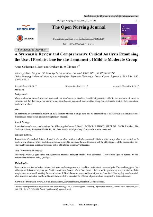 (PDF) A Systematic Review and Comprehensive Critical Analysis Examining ...
