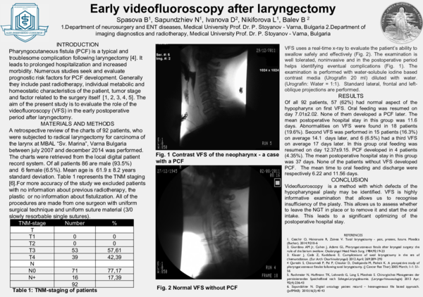 (PDF) Early videofluoroscopy after laryngectomy