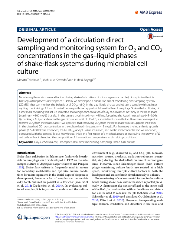 (PDF) Development of a circulation direct sampling and monitoring ...