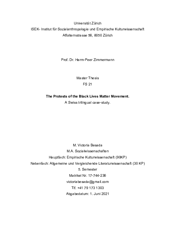 (PDF) Master Thesis