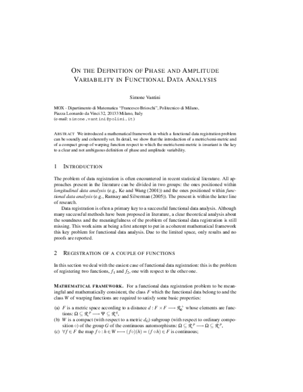 (PDF) On the Definition of Phase and Amplitude Variability in ...