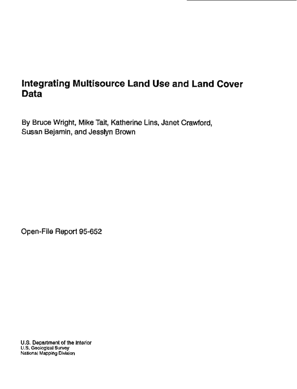 (PDF) Integrating multisource land use and land cover data