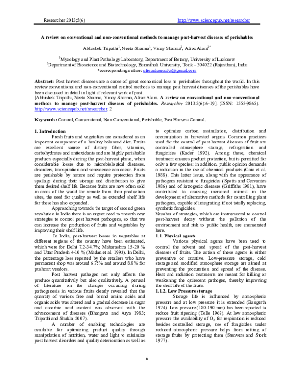 (PDF) A review on conventional and non conventional methods to manage ...
