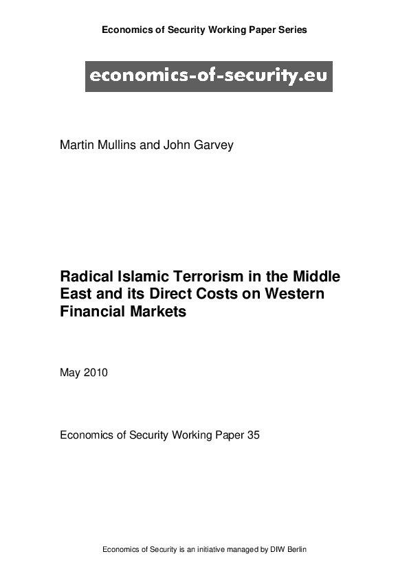 (PDF) Radical Islamic Terrorism in the Middle East and its Direct Costs ...