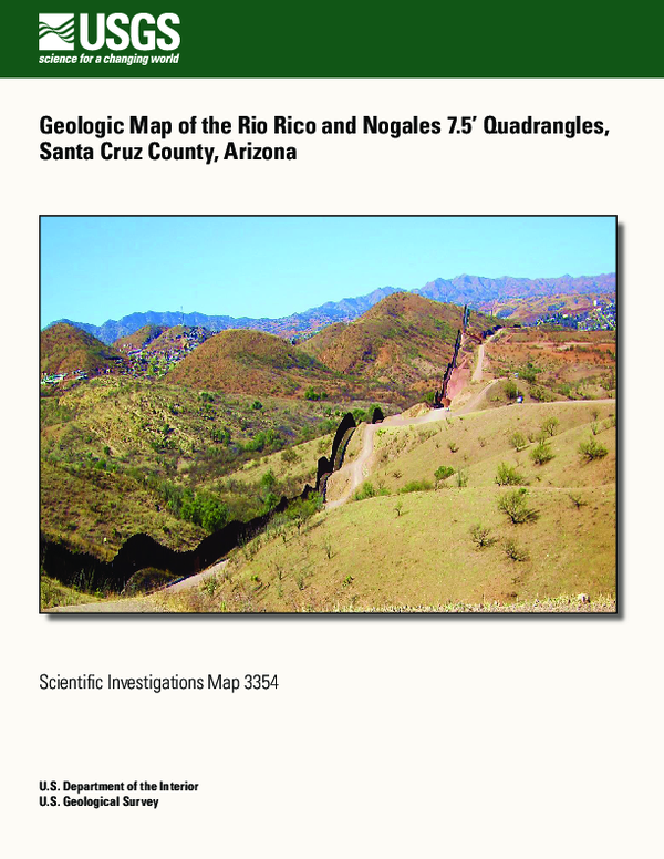 (PDF) Geologic map of the Rio Rico and Nogales 7.5’ quadrangles, Santa ...