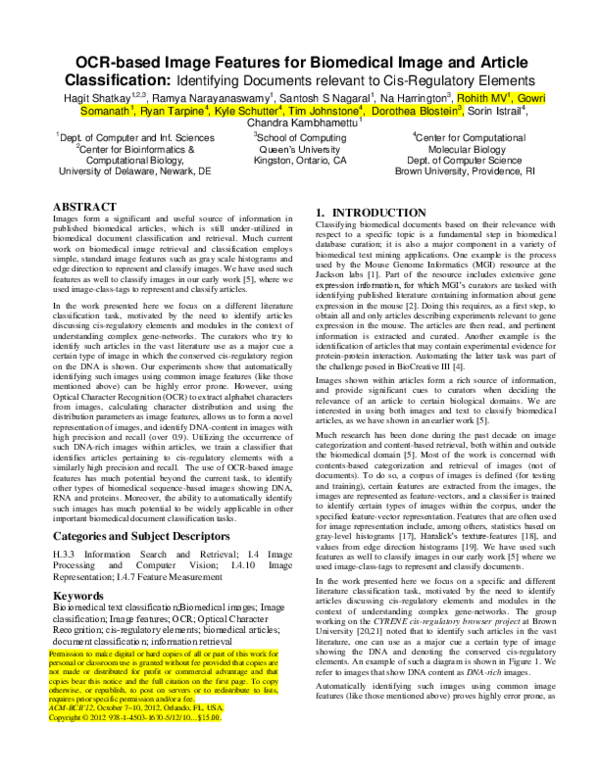 (PDF) OCR-based image features for biomedical image and article ...