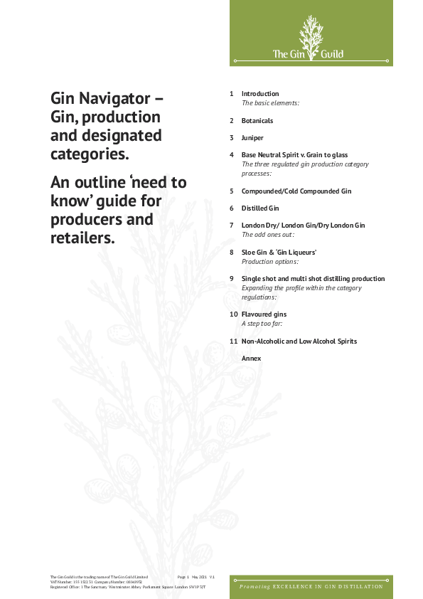 (PDF) Gin Navigator -Gin, production and designated categories. An ...