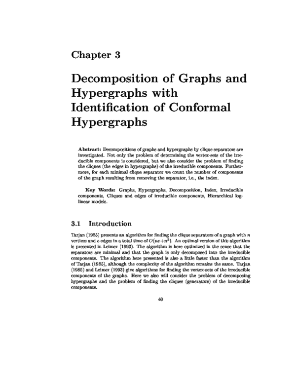 (PDF) An Environment for Graphical Models; Part I: Efficient Algorithms for Contingency Tables ...