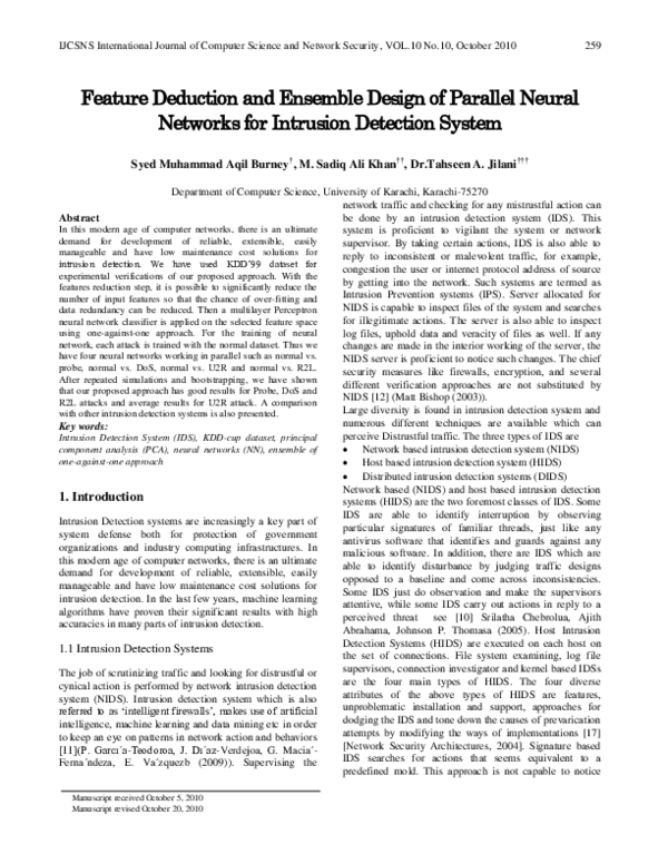 Pdf Feature Deduction And Ensemble Design Of Parallel Neural Networks