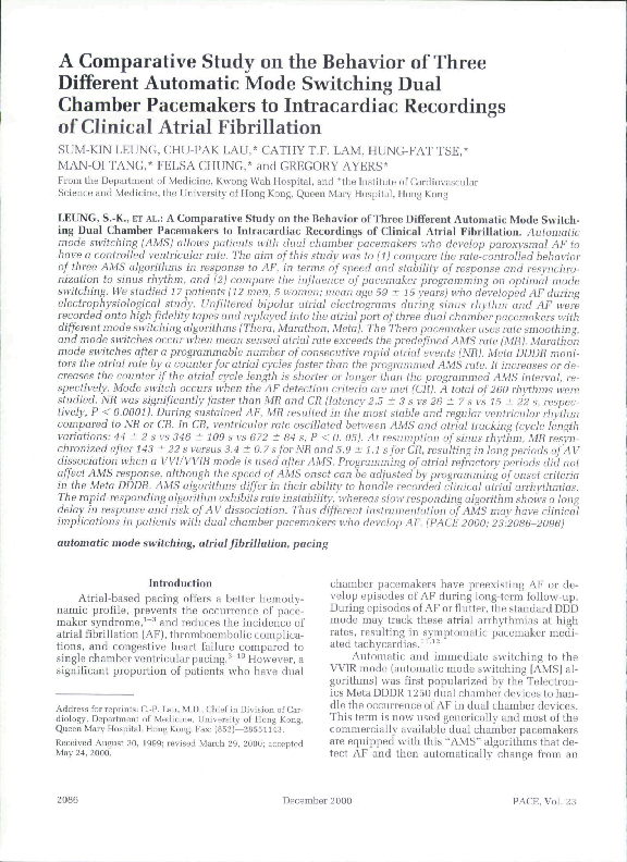 (PDF) A Comparative Study on the Behavior of Three Different Automatic ...