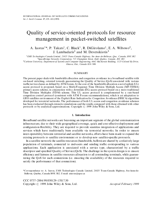 (PDF) Quality of service-oriented protocols for resource management in ...