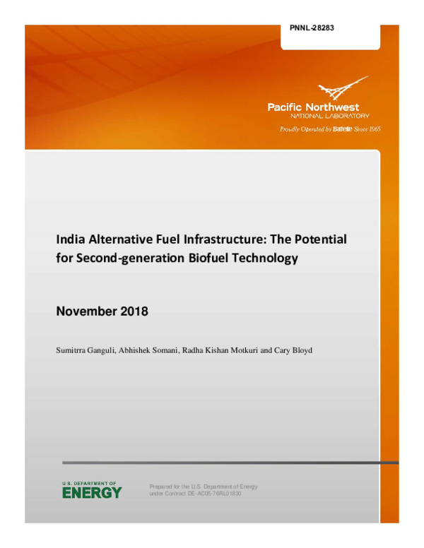 (PDF) India Alternative Fuel Infrastructure: The Potential for Second ...