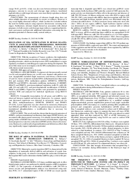 (PDF) The frequency of embryo multinucleation detected by time-lapse ...