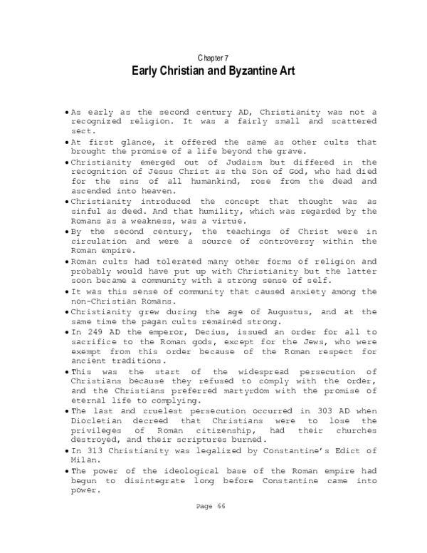 (PDF) Early Christian and Byzantine Art