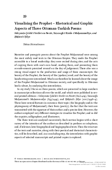 (PDF) Visualising the Prophet -Rhetorical and Graphic Aspects of Three ...