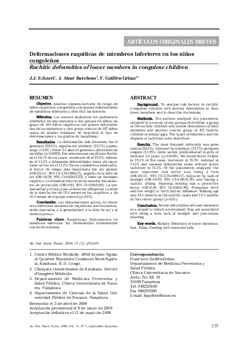 (PDF) Deformaciones raquíticas de miembros inferiores en los niños ...