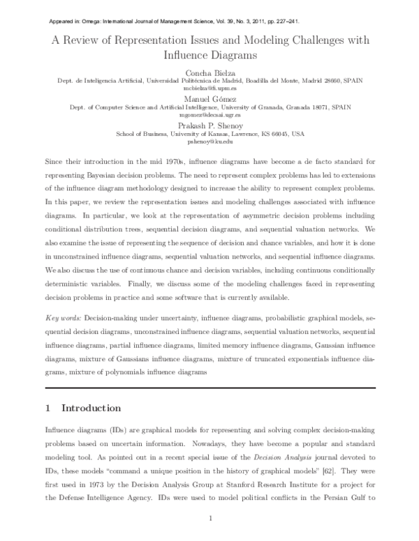 (PDF) A review of representation issues and modeling challenges with ...