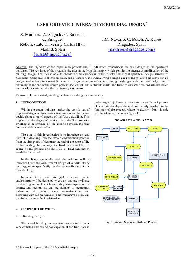 (PDF) User-oriented interactive building design | Carlos Miguel Barcena ...