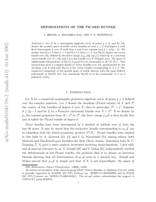 (PDF) The Picard group of a complex quotient variety | Dorothee ...