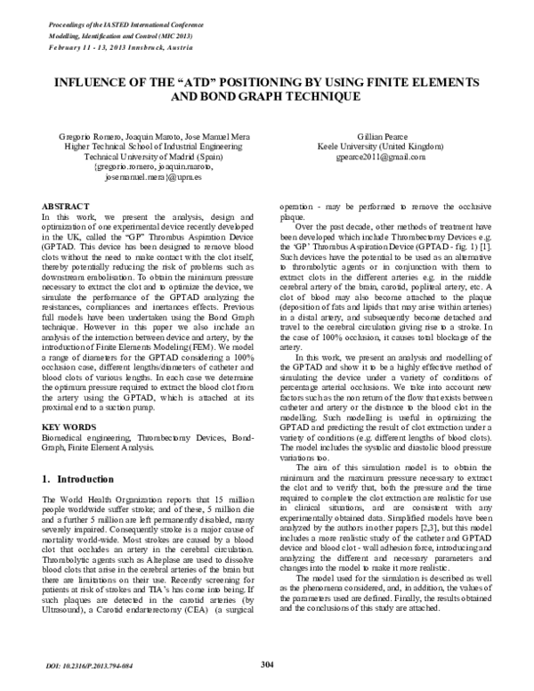 (PDF) Influence of the "ATD" Positioning by using Finite Elements and ...