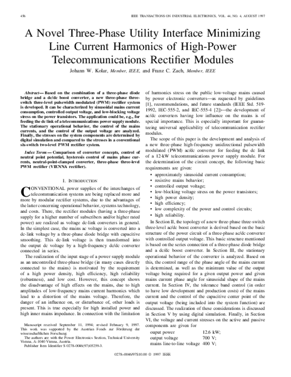 (PDF) A novel three-phase utility interface minimizing line current ...
