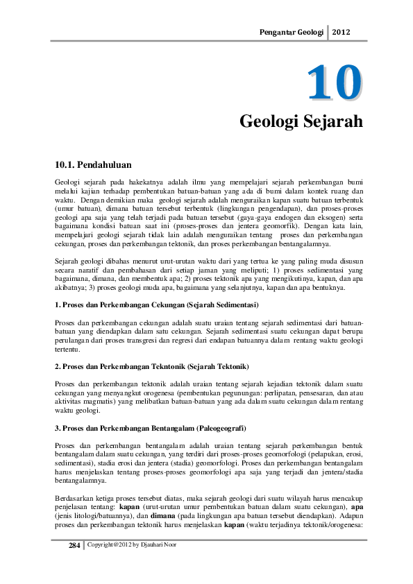 (PDF) Geologi sejarah