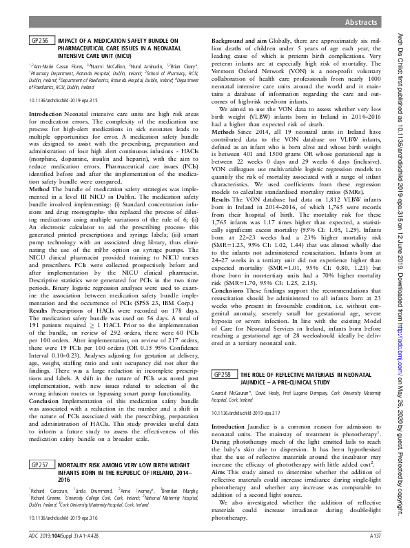 (PDF) GP256 Impact of a medication safety bundle on pharmaceutical care ...