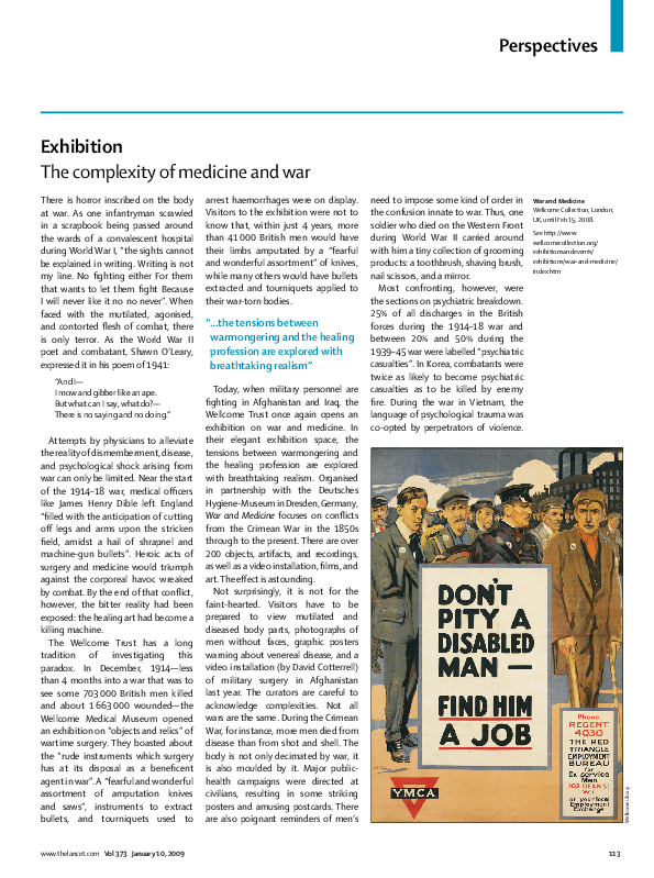 (PDF) The complexity of medicine and war