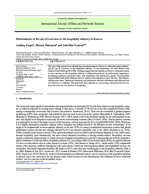 (PDF) International Journal of Data and Network Science