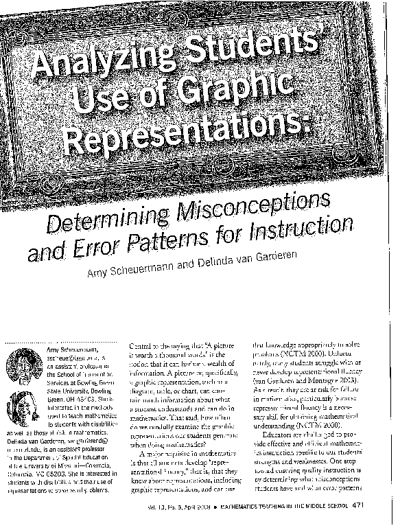 (PDF) Analyzing students' use of graphic representations to determine ...