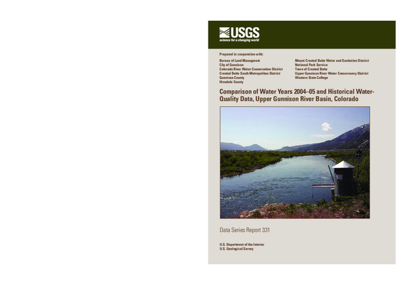 (PDF) Comparison of Water Years 2004 05 and Historical Water-Quality ...